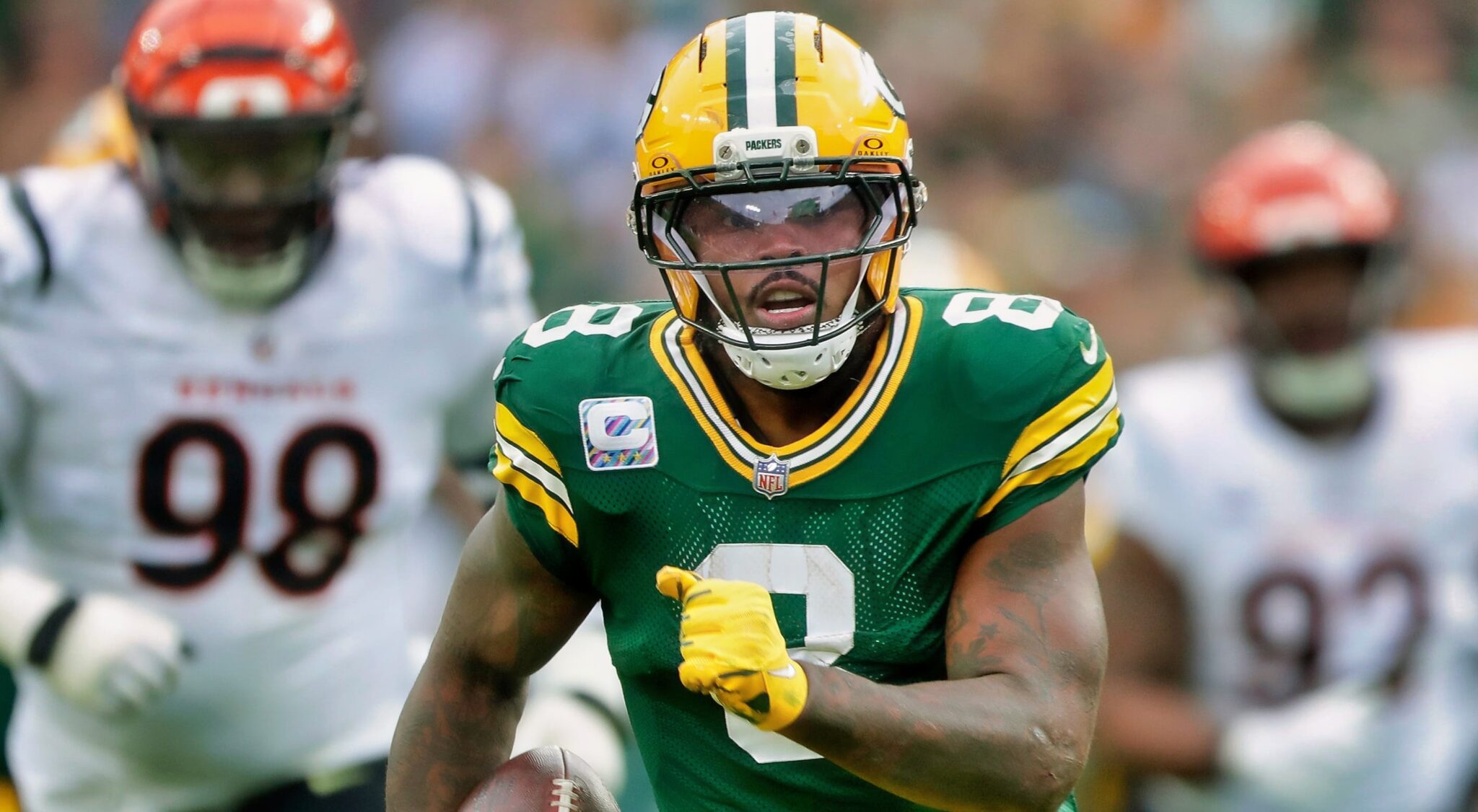 Josh Jacobs' Girlfriend Seemingly Hinted At Domestic Violence Days ...
