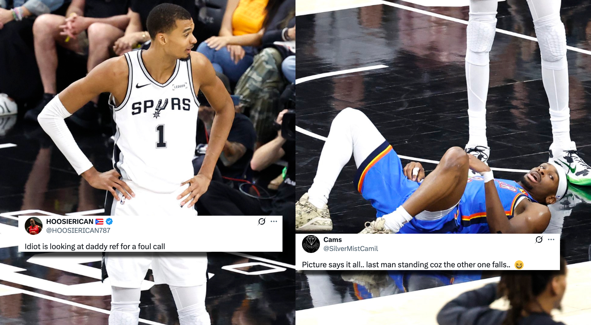 Victor Wembanyama’s Viral Photo Standing Over Shai Gilgeous-Alexander ...