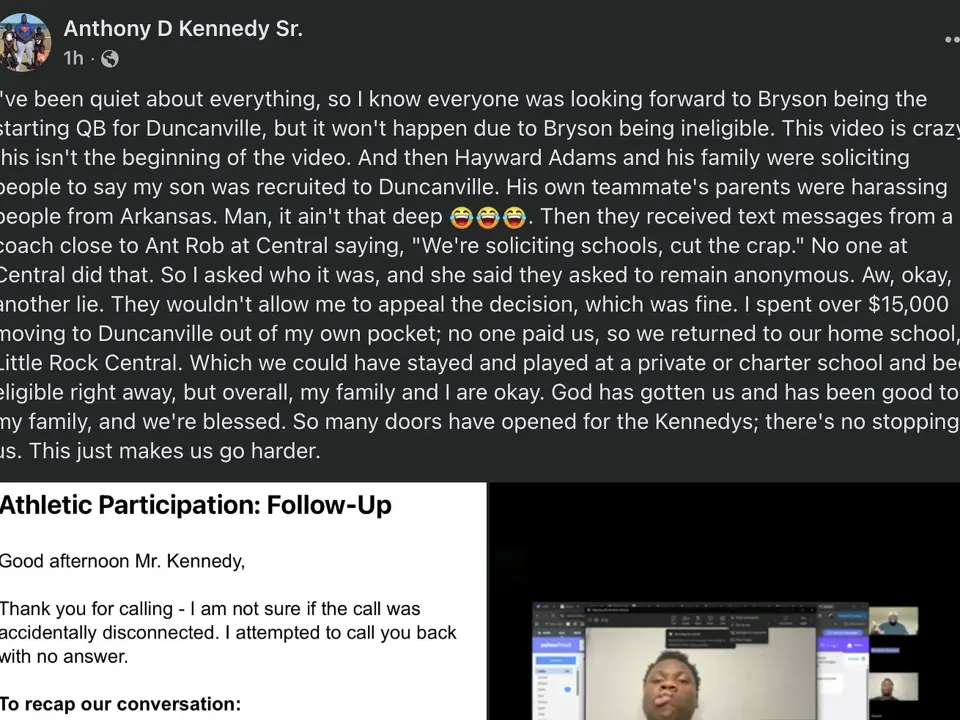 QB Bryson Kennedy Ruled Ineligible After Podcast Comments