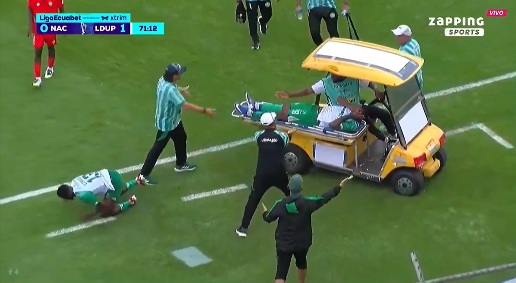 Medical Cart Runs Over Player During Bizarre Incident In Ecuadorian ...