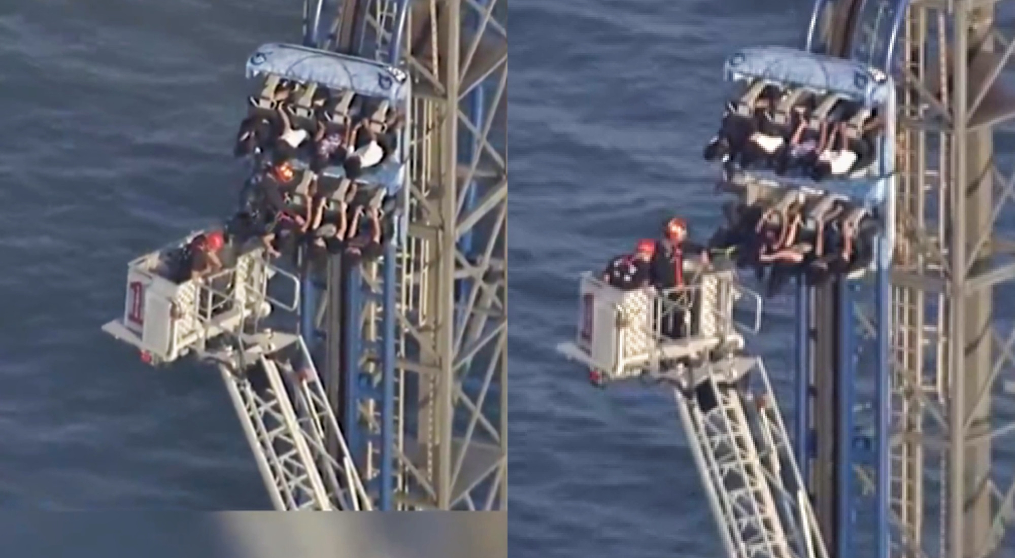 Dramatic Rescue Unfolds As 8 Students Dangle Several Stories In The Air ...