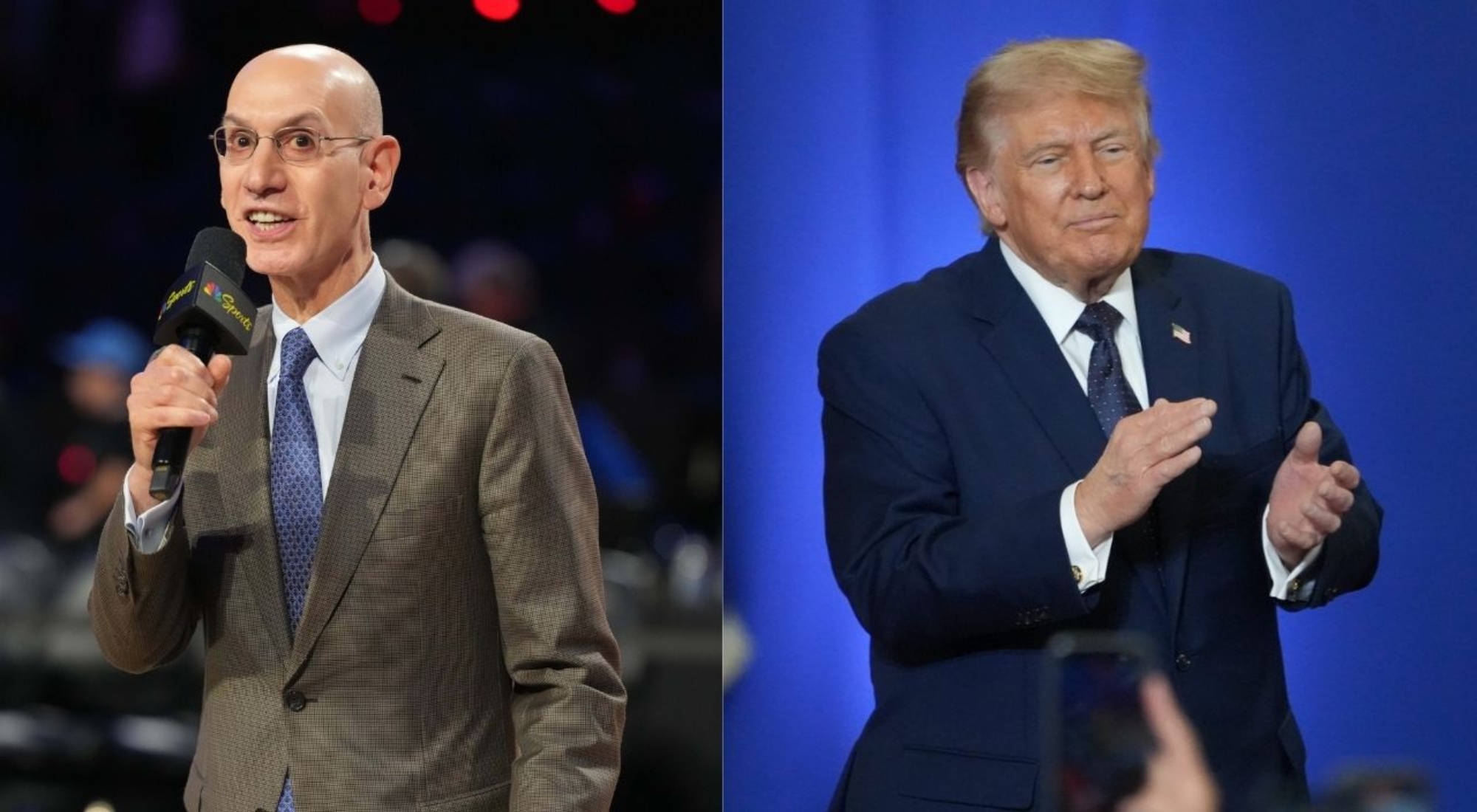 Adam Silver Breaks Silence on Donald Trump’s Planned Appearance at NBA ...