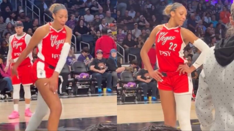 A'ja Wilson Had Courtside Fans Rooting for Her While Jamming to a ...