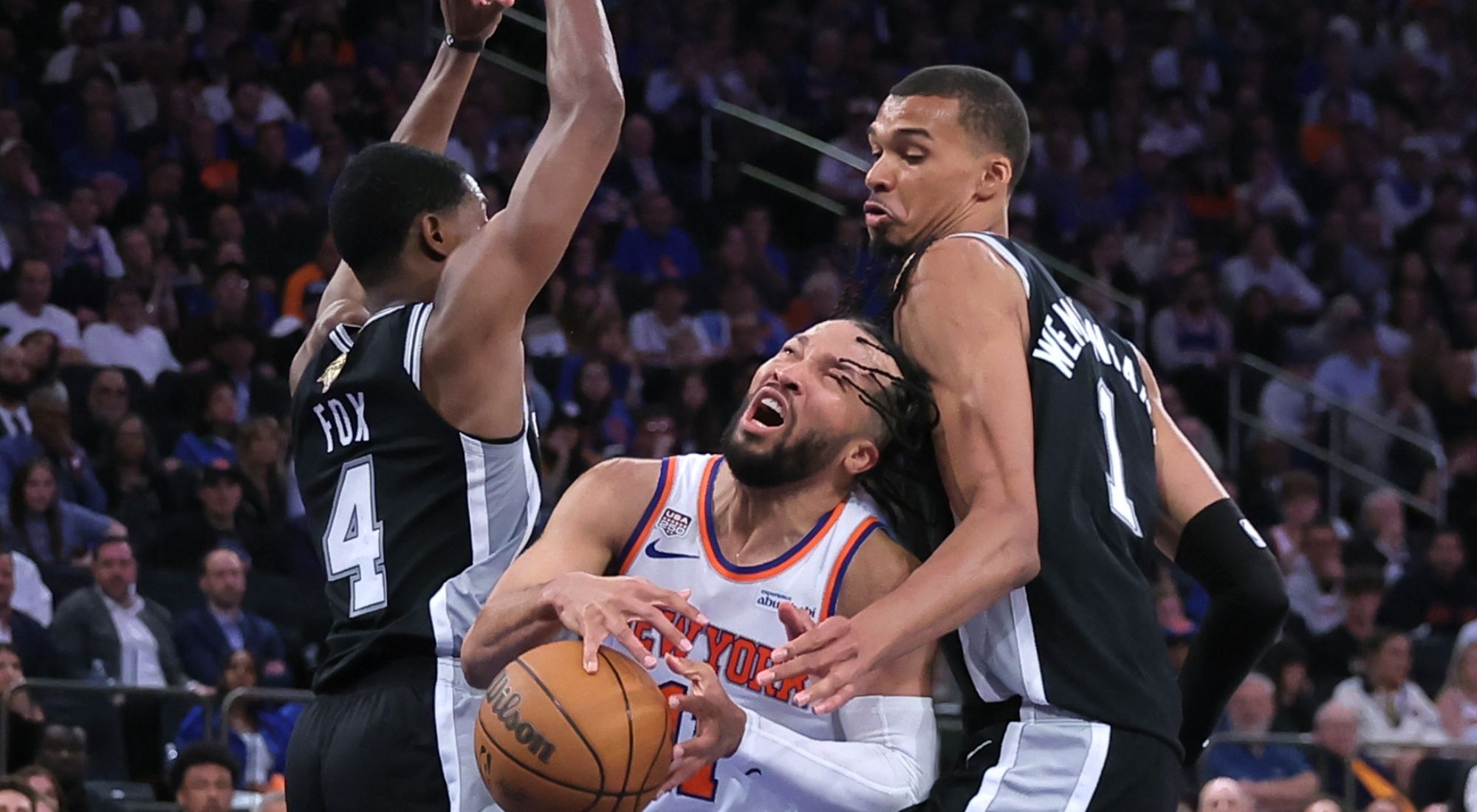 Spurs vs. Knicks Post-Game Stats: Jalen Brunson Powers Historic 29 ...
