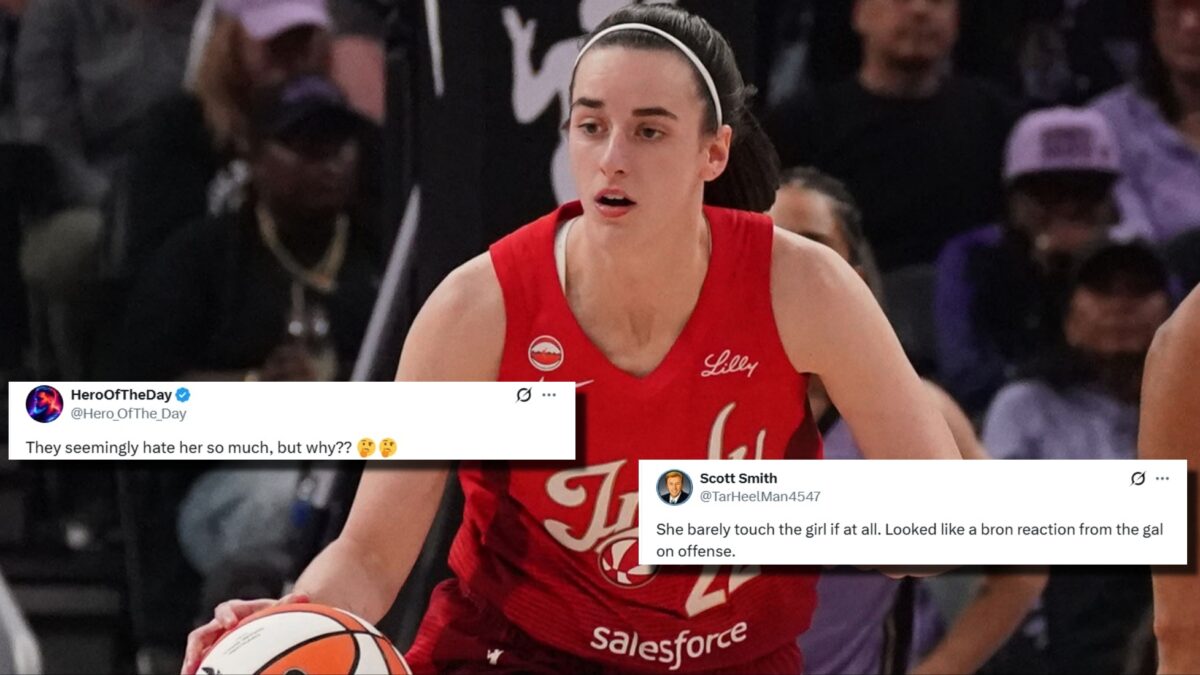 Social Media Fans Cook Wild Theory Over WNBA Ref Reacting To Caitlin ...