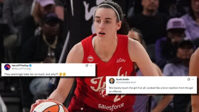 Social Media Fans Cook Wild Theory Over WNBA Ref Reacting To Caitlin ...