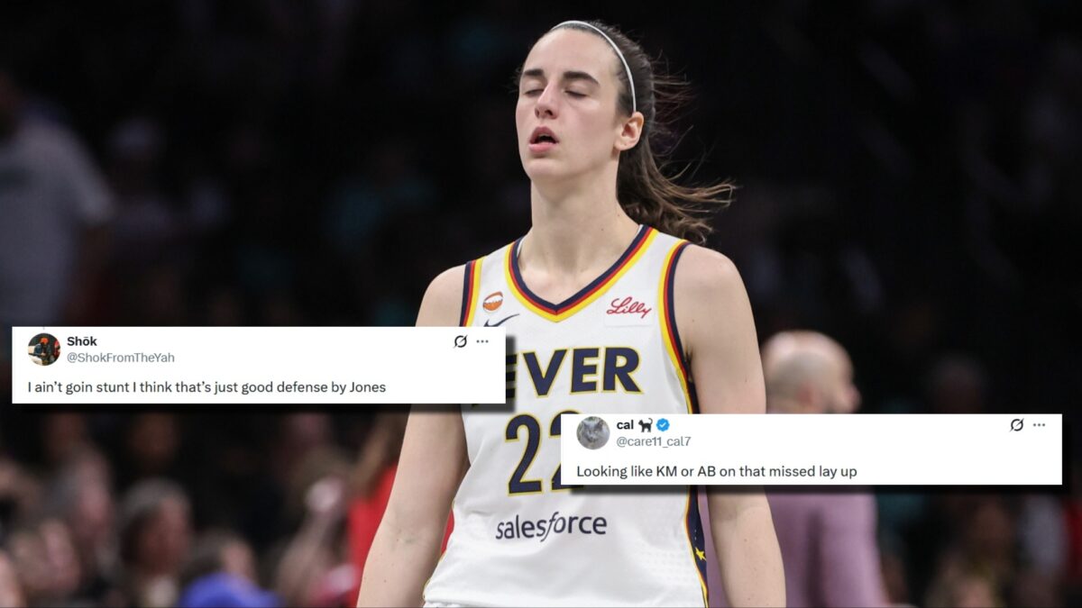 WNBA Fans Pick Side After Caitlin Clark's Epic Layup Fail Against ...