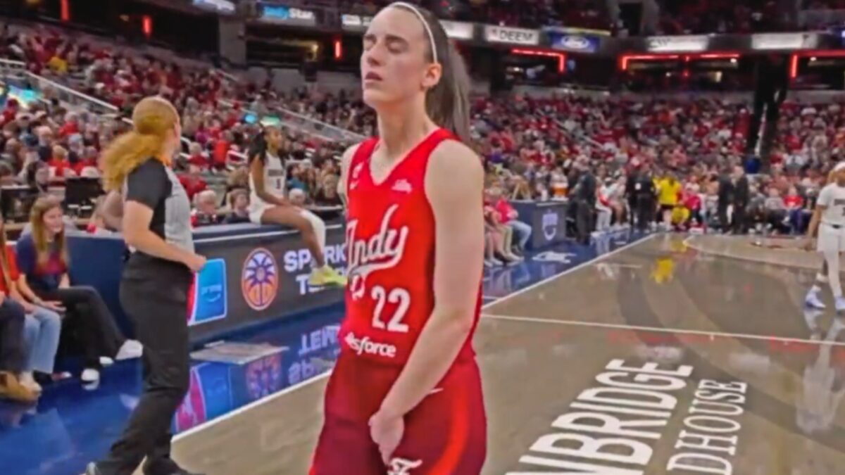 Caitlin Clark Caught Scratching Inappropriate Body Part On Court