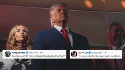 Donald Trump Draws Backlash After Heightened Security Measures at NBA ...