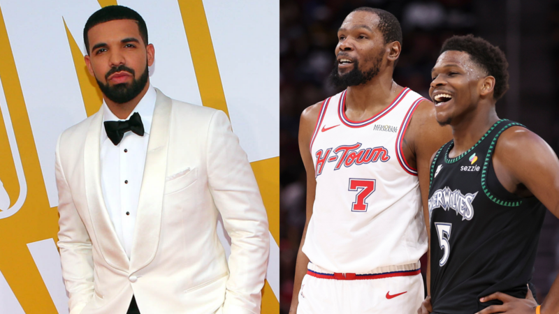 Anthony Edwards Catches Stray From Drake in New Kevin Durant Commercial