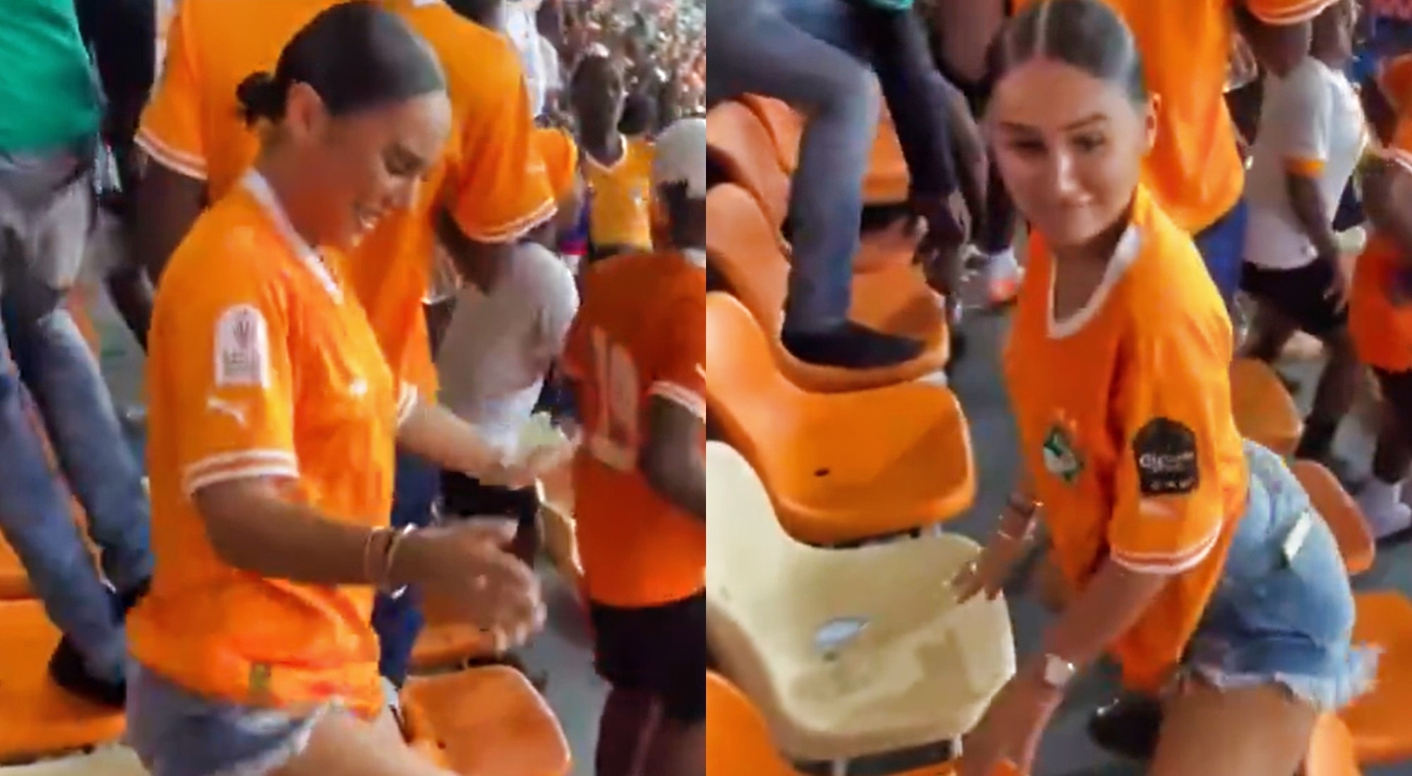 Ivory Coast Fan Caught Performing Seductive Dance In The Stands — The ...