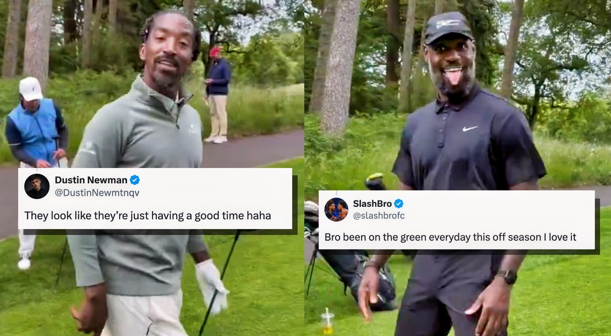LeBron James' Reaction to JR Smith's Incredible Golf Shot Has NBA Fans ...