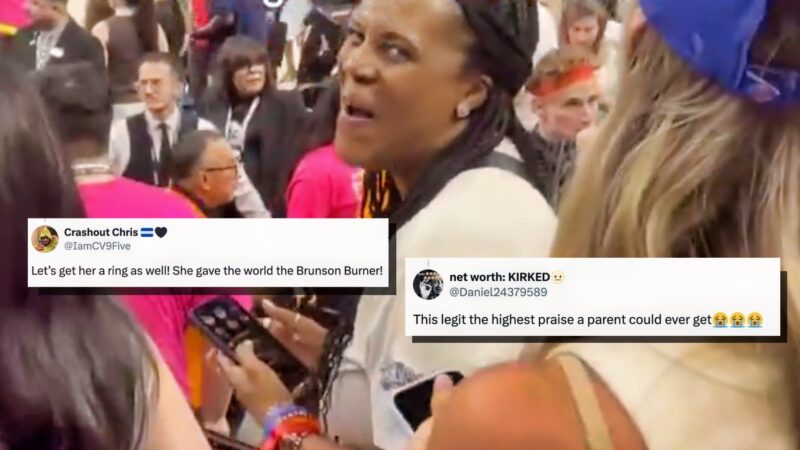 Knicks Fan's Message to Jalen Brunson's Mom After Finals Game 2 Win ...