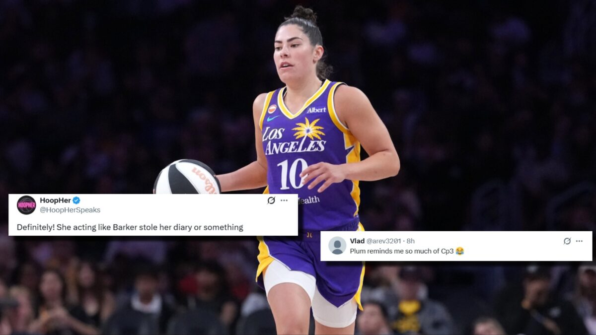 Kelsey Plum Leaves WNBA Fans in Splits Over Aggressive Play Against ...