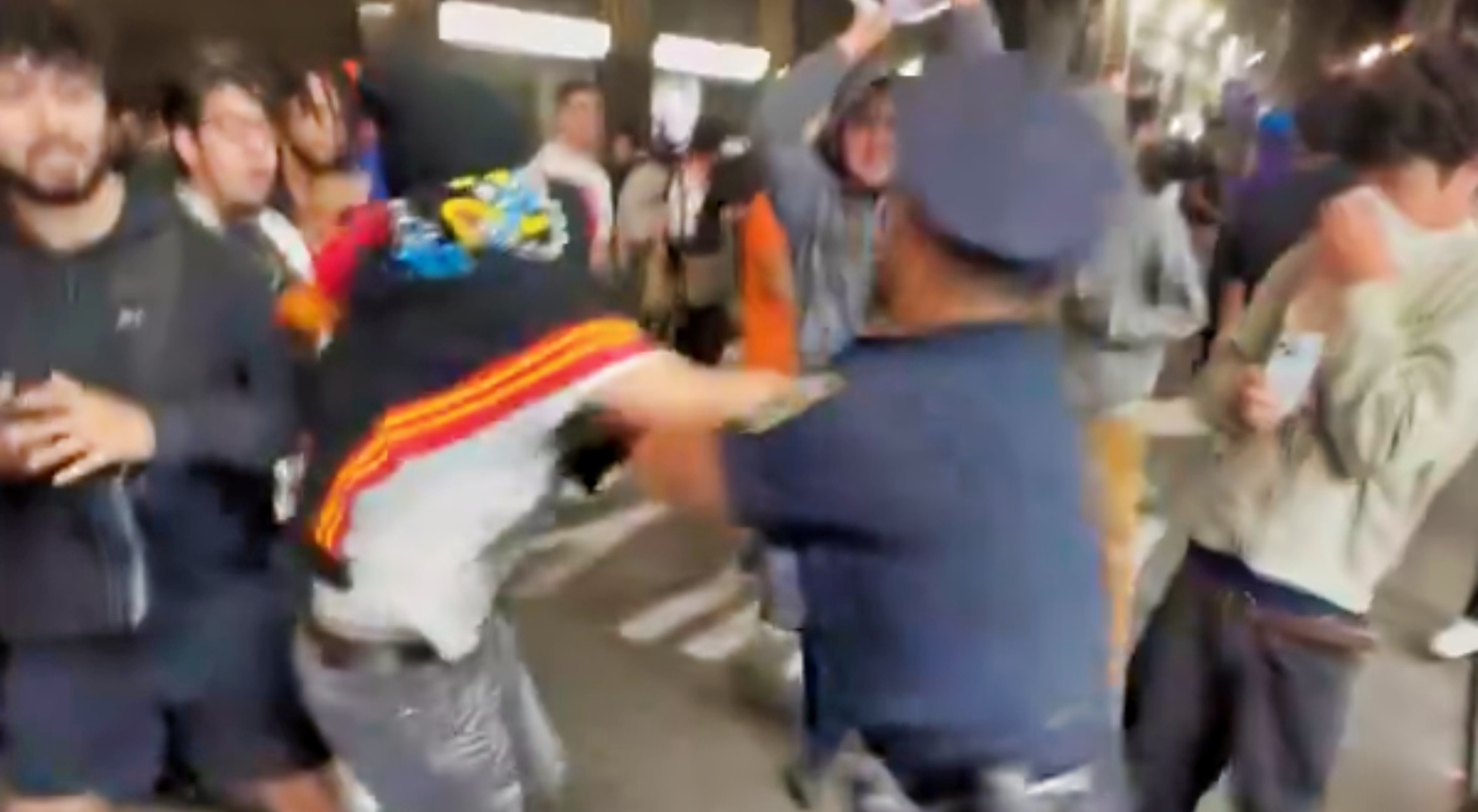 NYPD Officer Gets KO'd By Unruly Knicks Fan As Things Get Out-Of ...