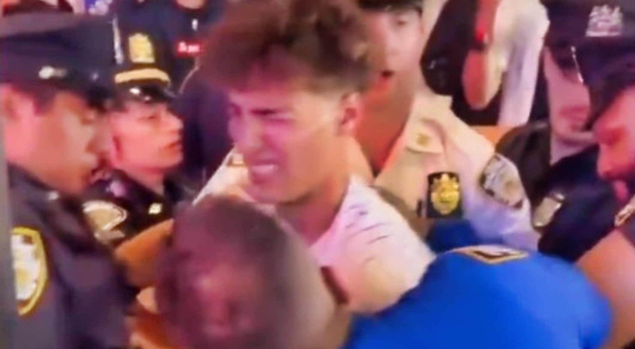 Disturbing Video Shows Handcuffed Knicks Fan's Head Slammed Into Pole ...