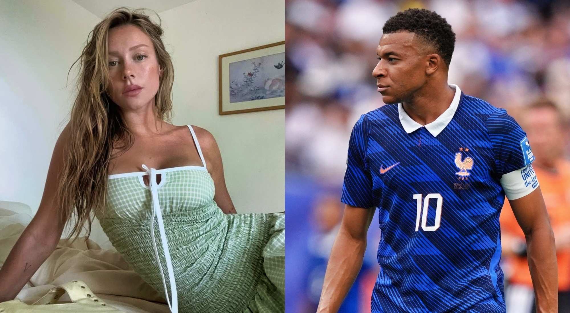 Kylian Mbappe Reacts to Girlfriend’s Pink Dress