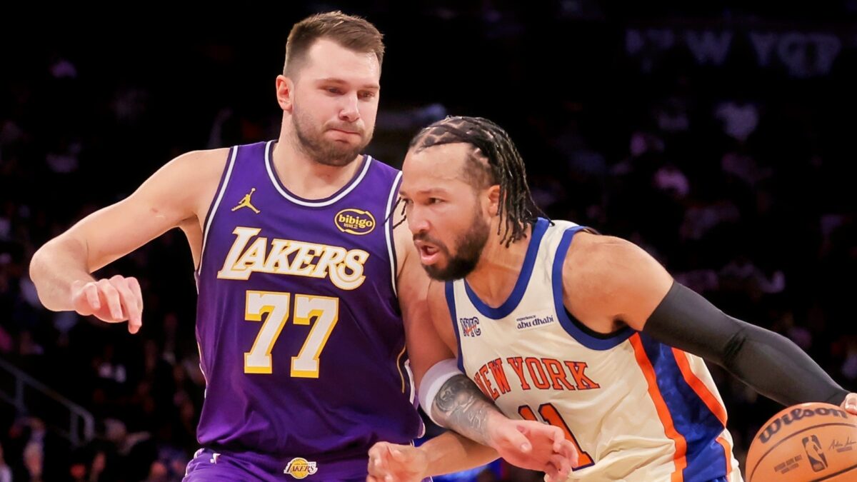 Jalen Brunson Got Put on the Spot About Luka Doncic's Defense, and His ...