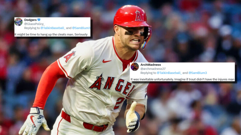 "The Injury List Is The Name Of Mike Trout's Vacation Home" - MLB Fans ...