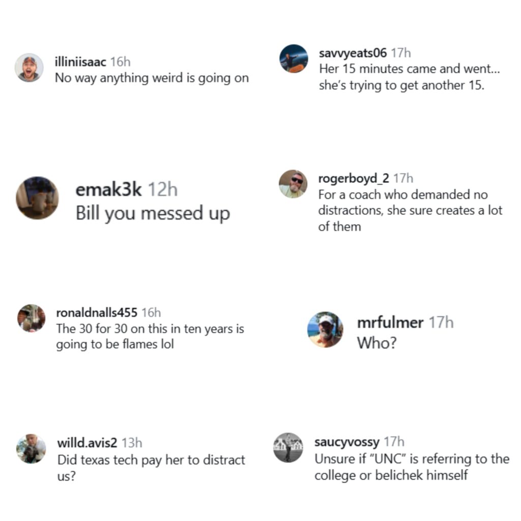 Bill Belichick's Girlfriend Jordon Hudson Faces Backlash After UNC ...