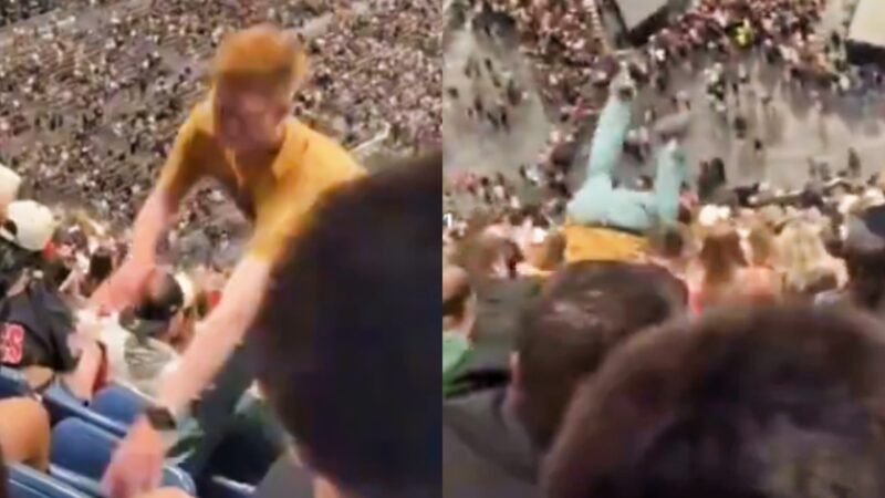 Morgan Wallen Fan Falls Down Entire Section Of Stands — Then Pops Up ...