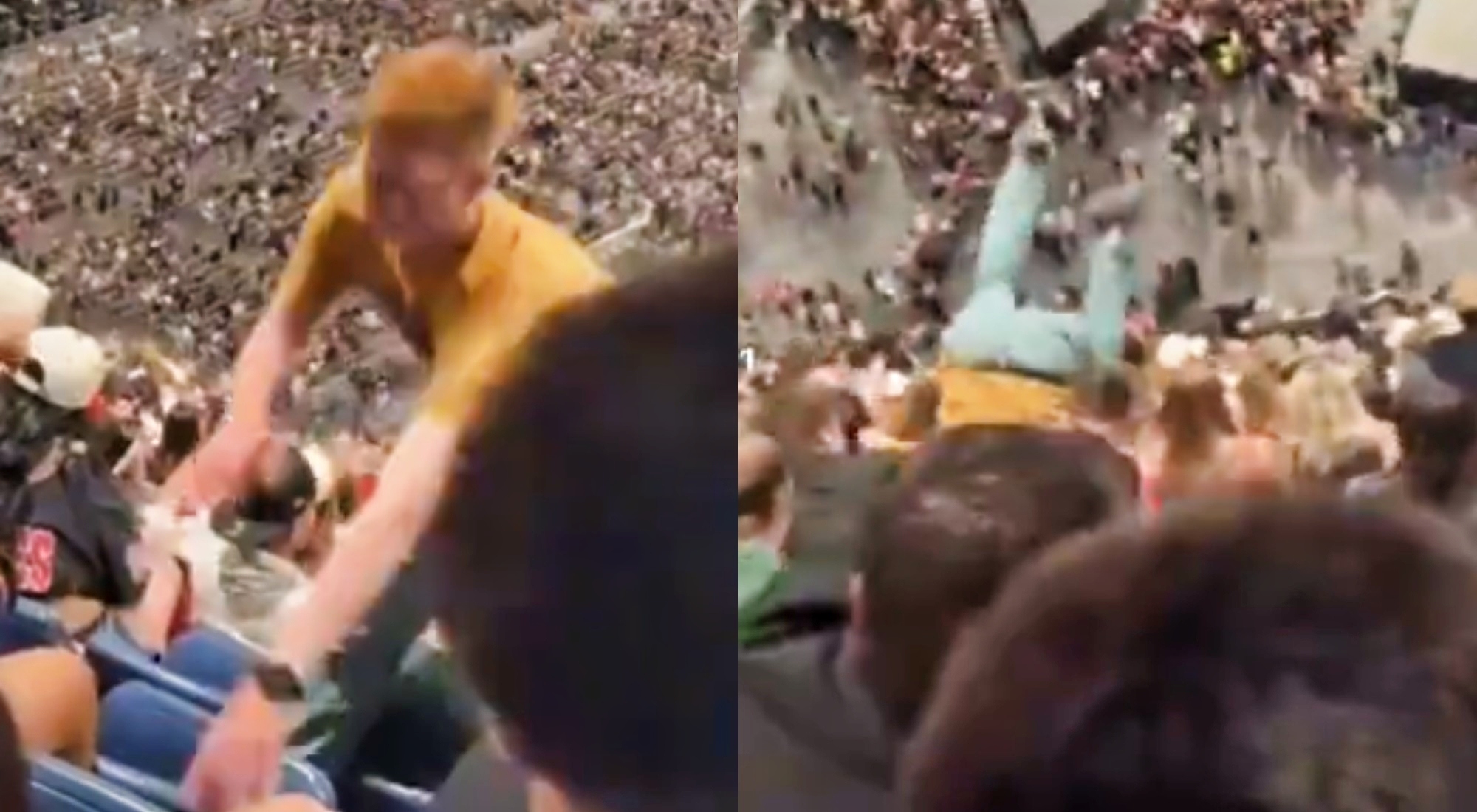 Morgan Wallen Fan Falls Down Entire Section Of Stands — Then Pops Up ...