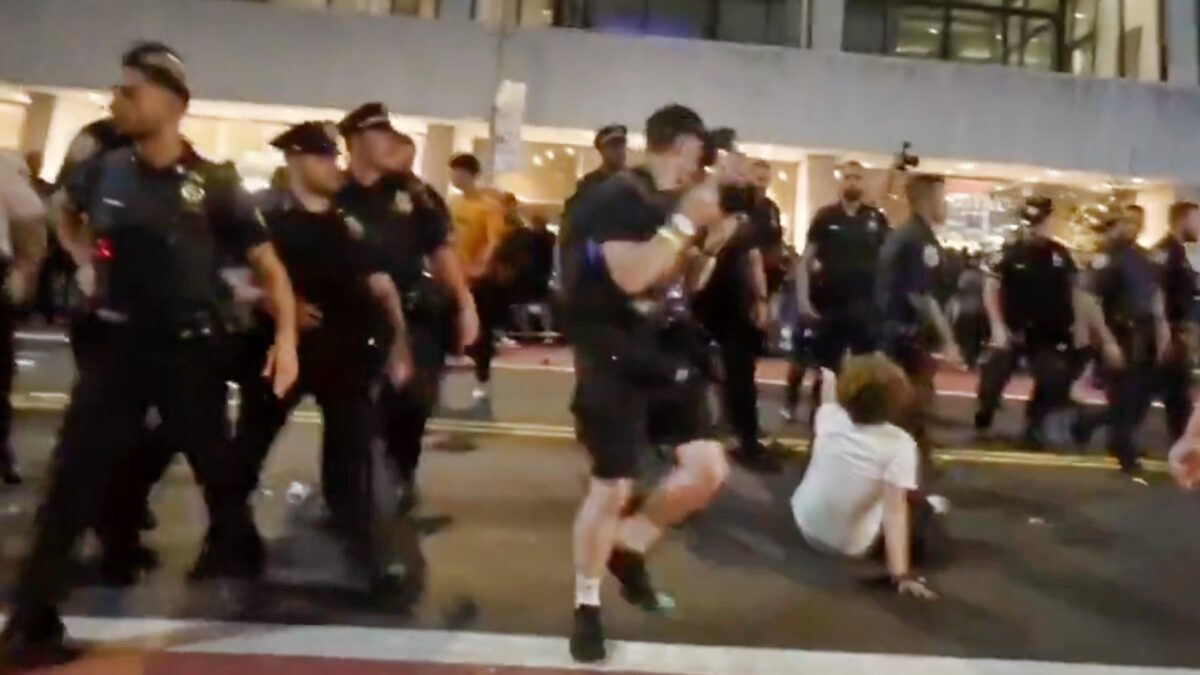 NYPD Deploys Pepper Spray After Knicks Watch Party Descends Into Chaos ...