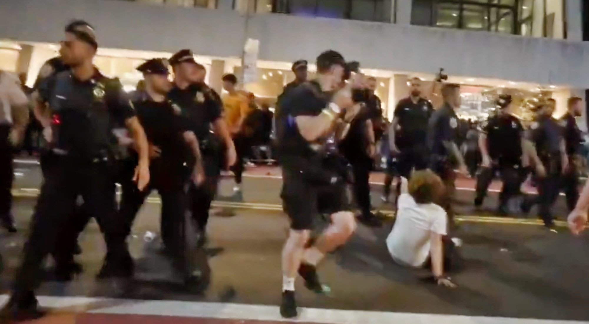 NYPD Deploys Pepper Spray After Knicks Watch Party Descends Into Chaos ...