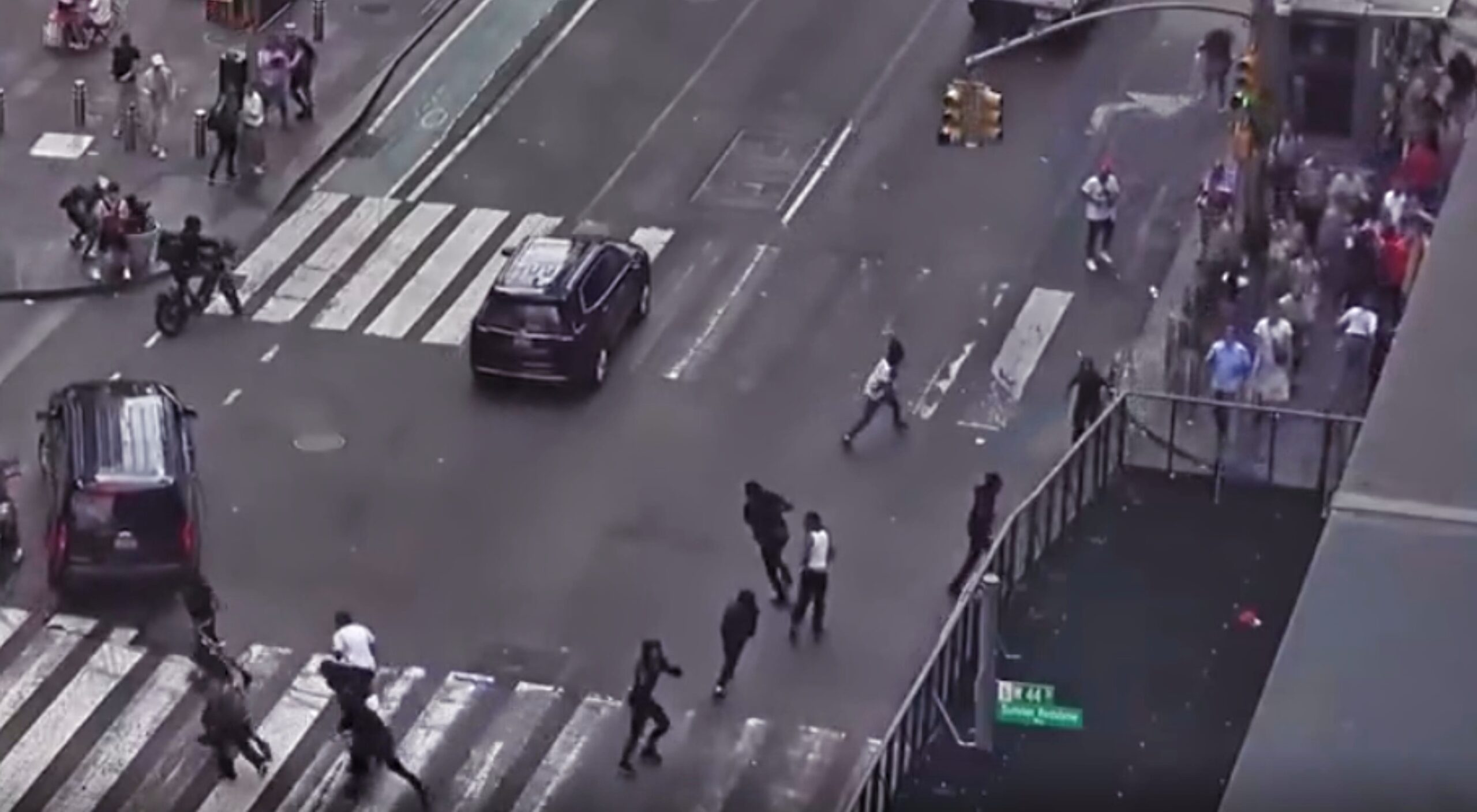 Gunfire Triggers Panic in Crowded Times Square