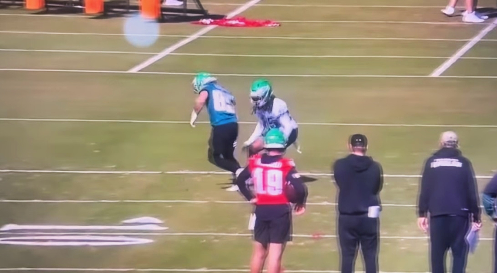 Eagles WR's "Hammy Route" Leaks Online - It's a Cheat Code