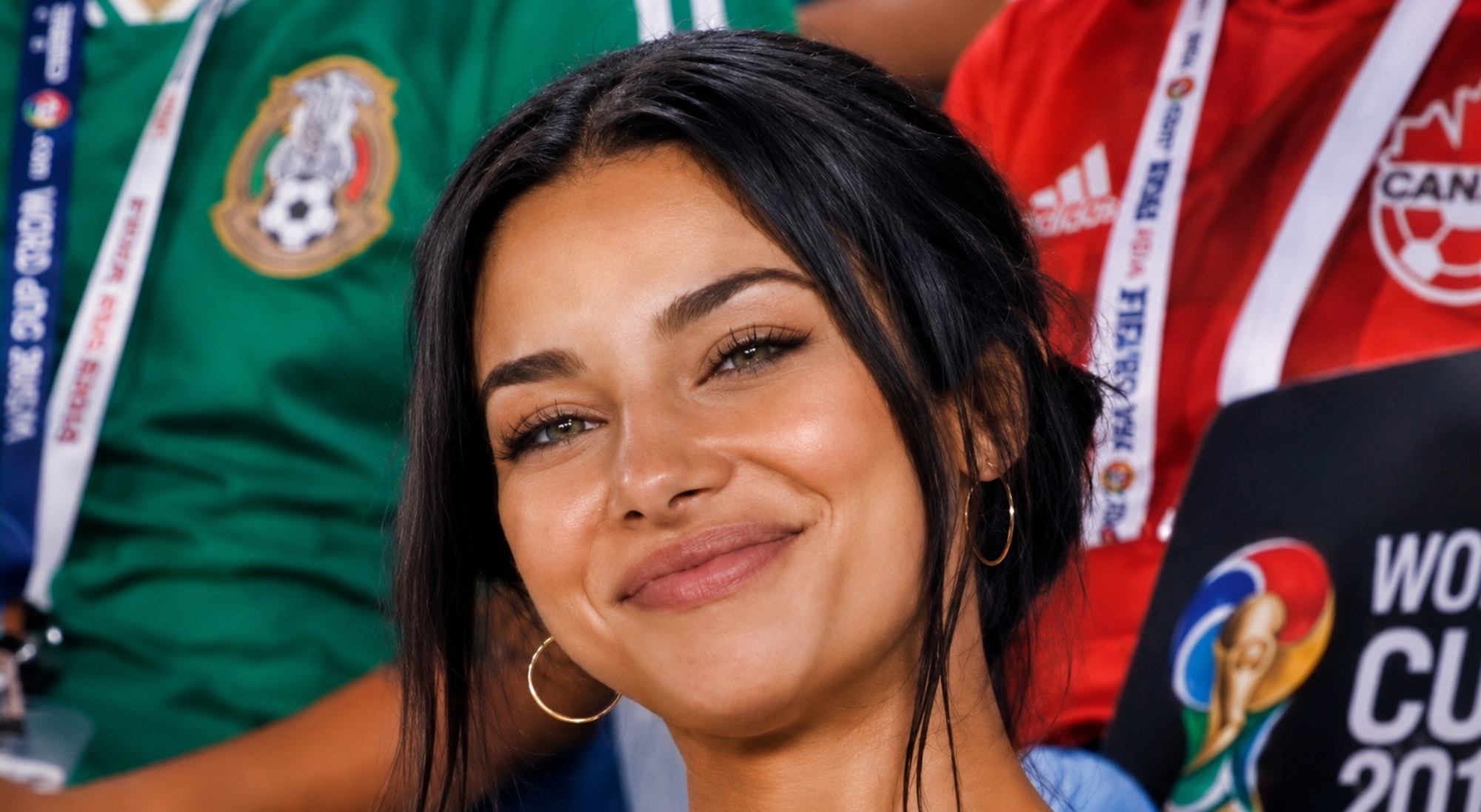 Female's Viral World Cup Smile Is Stealing Hearts [VIDEO]